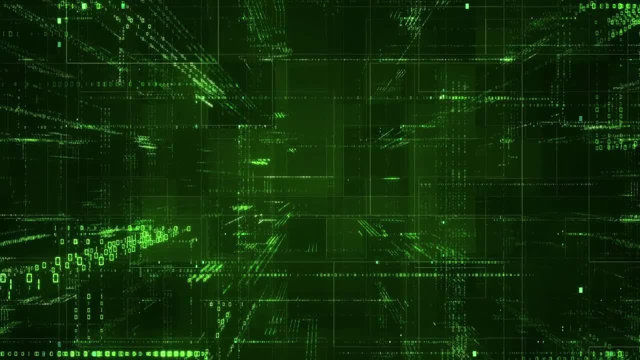 Binary Code Background Stock Motion Graphics