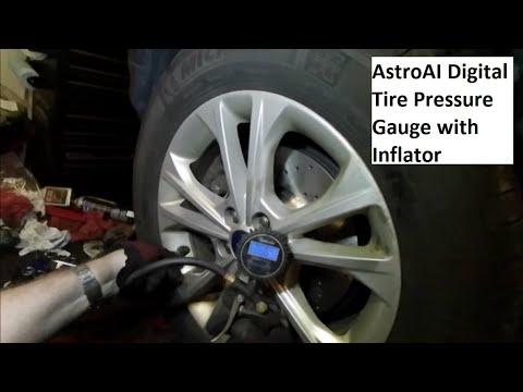 AstroAI Digital Tire Pressure Gauge w/ Inflator, 250 PSI Air Chuck & Heavy Duty