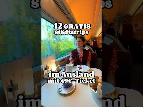 Travel abroad with a €49 ticket?! 😳 here you go! #berlin #lowbudget #train #deutschlandticket