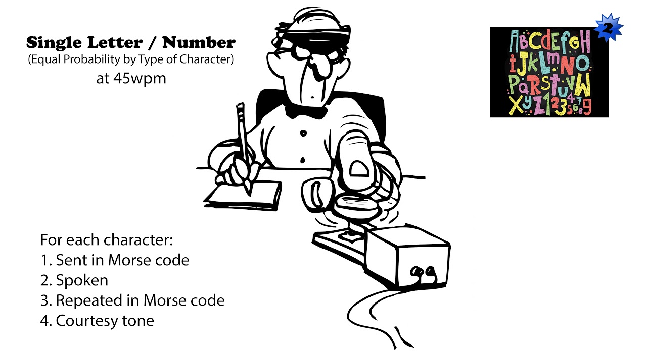Single Letter-Number Alt - 45wpm