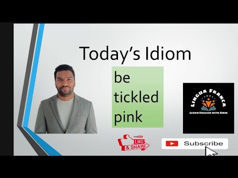 be tickled pink