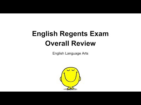English Regents Review - An Overall Review - Video Lesson