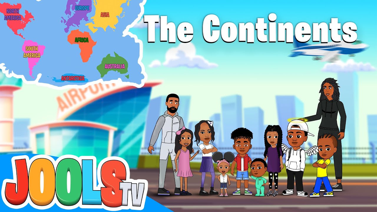 The Continents | Nursery Rhymes + Kids Songs | Jools TV Trapery Rhymes