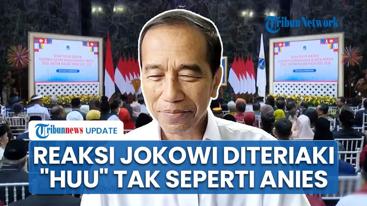 Respons Jokowi seusai Namanya Diteriaki 'Huuu' sementara Anies dan Ahok Disambut Meriah: Biasa ...