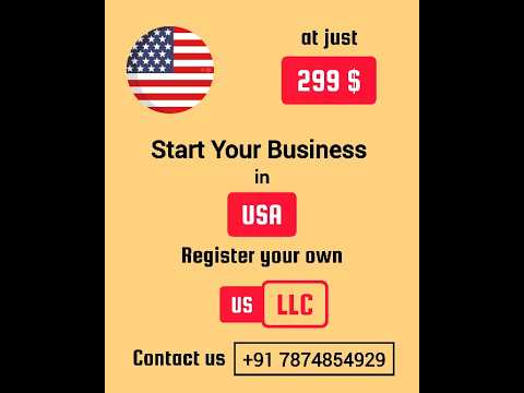 Register USA LLC at just 299 $ #usa #usallc #usacompany #llc