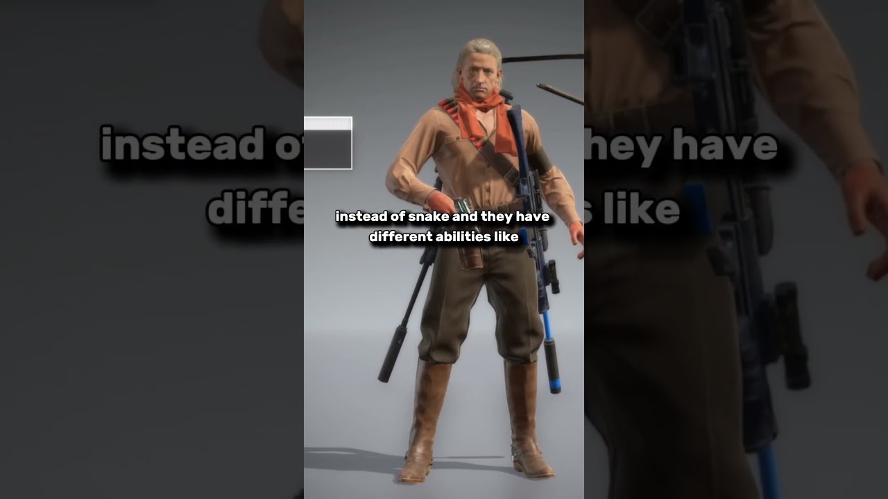 Did You Know You Can Play As These Characters In Metal Gear Solid V?