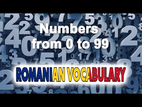 Numbers from 0 to 99 in Romanian