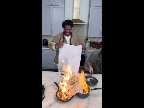 Emergency Fire Blanket vs Hand Towels
