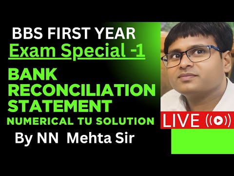 Bank Reconciliation Statement, Exam Special-1, BBS 1st Year, Numerical TU Solution