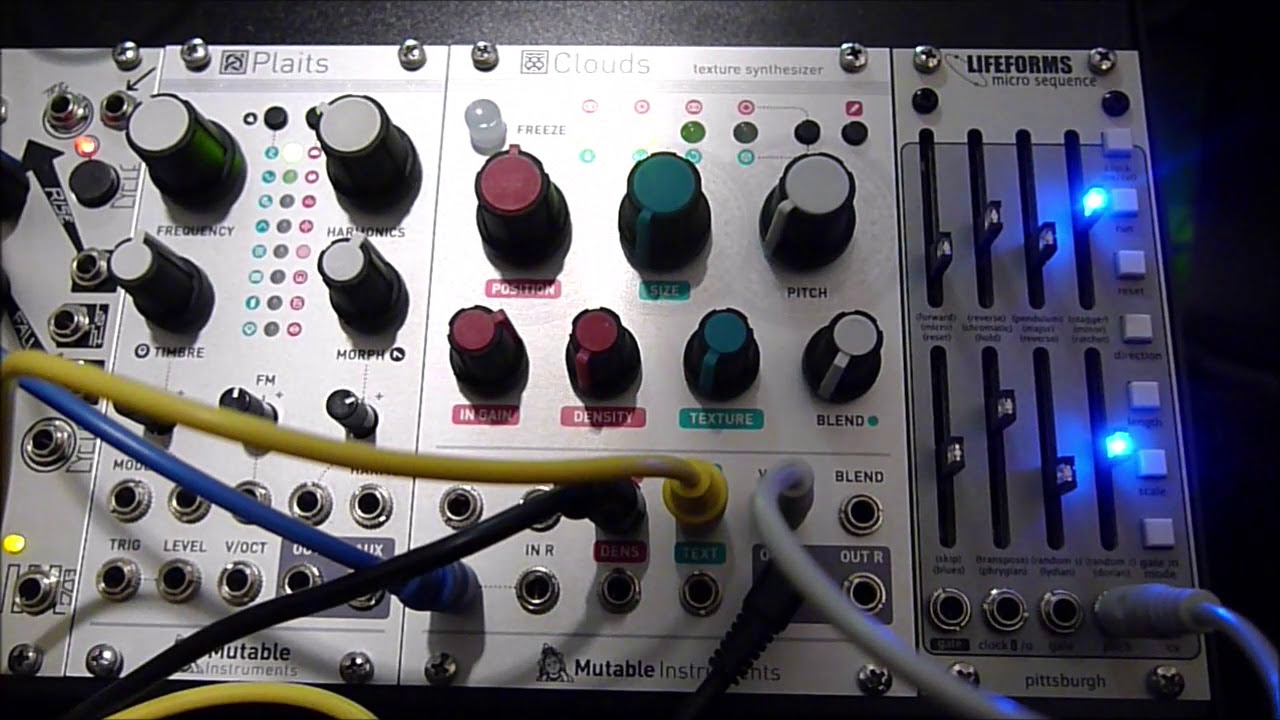 Mutable Instruments Clouds and Pittsburgh Lifeforms Micro Sequence