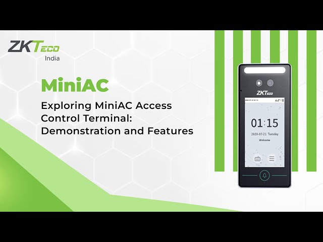 Biometric Attendance System - ZKTeco MiniAC Face Biometric Attendance System Manufacturer from ...
