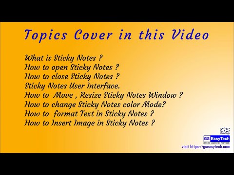 Windows 10 Sticky Note 2023 [ Tutorial ] in Hindi, What is Sticky note and how to use stick note