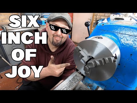 Harrison Lathe - Part 7 - Fitting a NEW 6" Chuck and Backplate