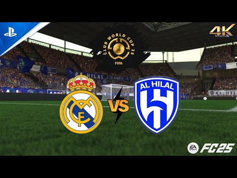 Real Madrid FC - Al-Hilal FC | 2025 Club World Cup Group H | PS5 4K