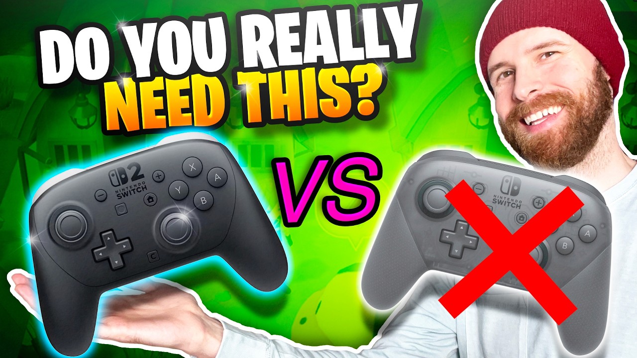 Switch 2 Pro Controller VS Switch 1: Unboxing & Comparisons (In 2 Minutes)!