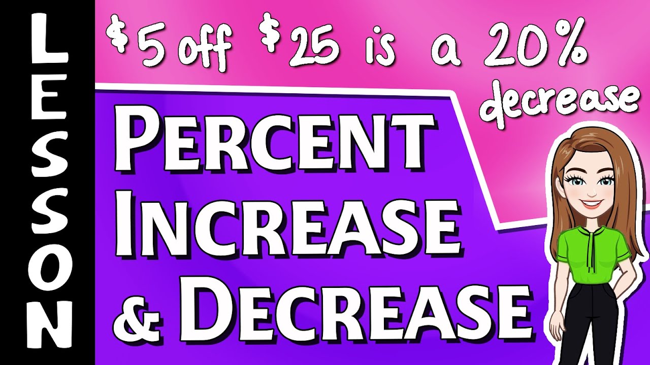 Percent Increase & Decrease
