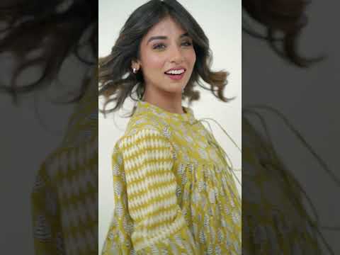 Twirl in happiness with Tara C Tara's Hand Block printed tunics.