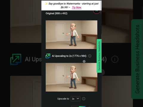How to Upscale Any Image with AI for FREE #AIUpscale #FreeAI #AItools #PhotoEnhancer