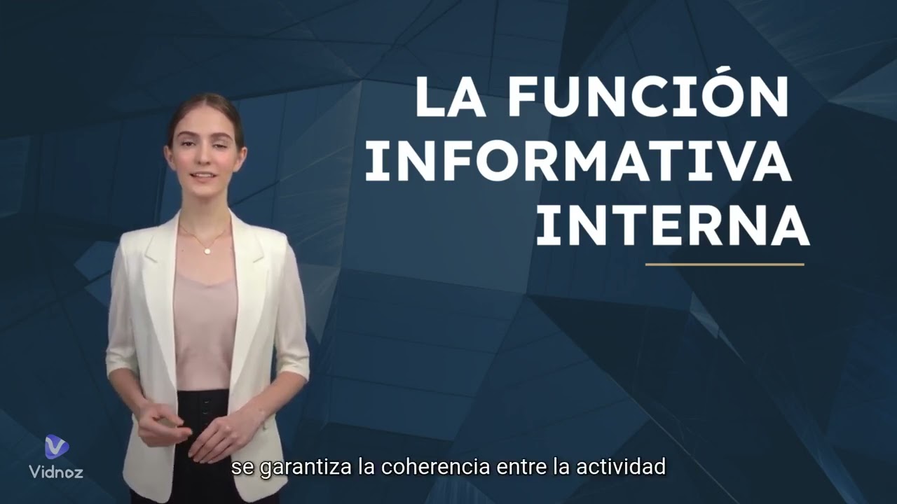 ADGN055PO / TEMA 11 / GESTION DE ENTIDADES FINANCIERAS - 11.5.1 - LA FUNCIÓN INFORMATIVA INTERNA