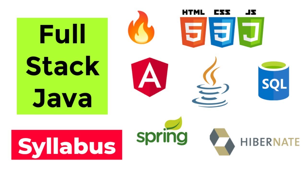 🔥 Full Stack Java Syllabus
