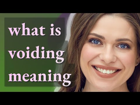 Voiding | meaning of Voiding