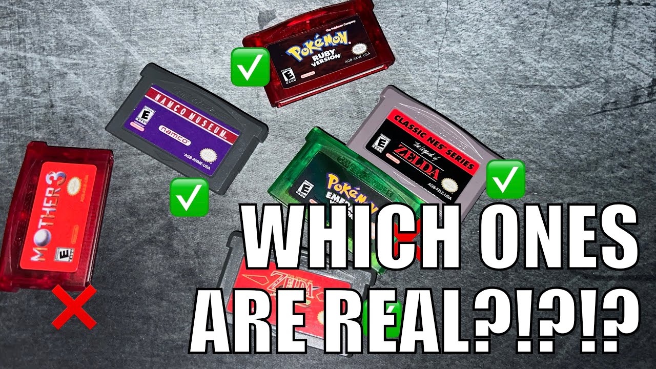 Spotting Fake GBA Games | Retro Gaming How To