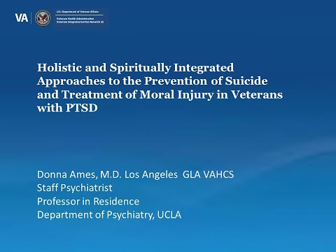 Suicide and Moral Injury in the Setting of PTSD