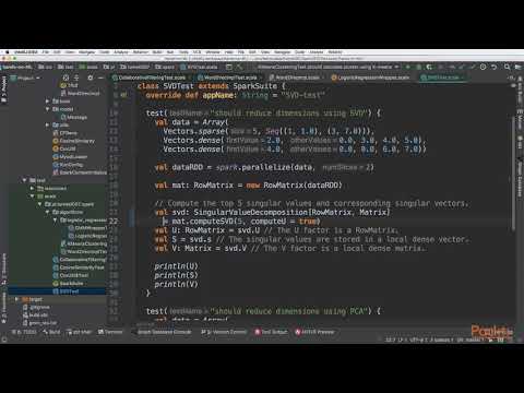 Learn Hands On Machine Learning with Scala and Spark Dimensionality Reduction Using SVD ...