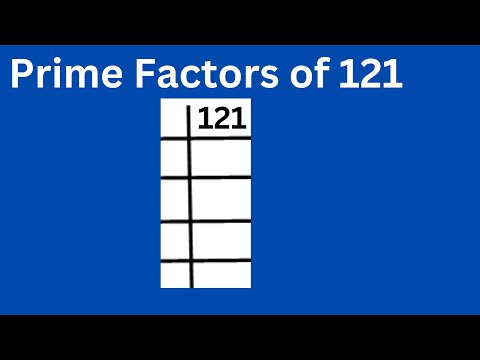Prime factors of 121