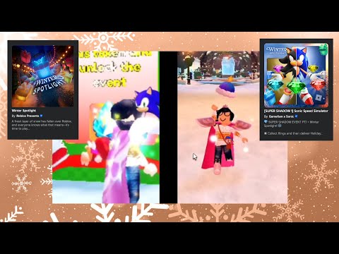 [Roblox] "Winter Spotlight" Part 1 Sonic Speed Simulator