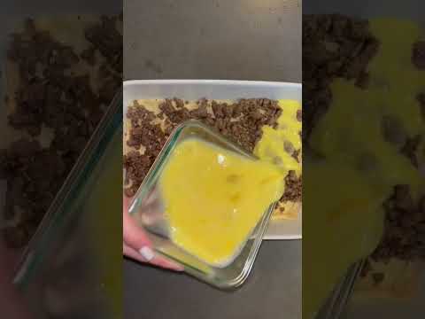 Easy 5 ingredient breakfast casserole