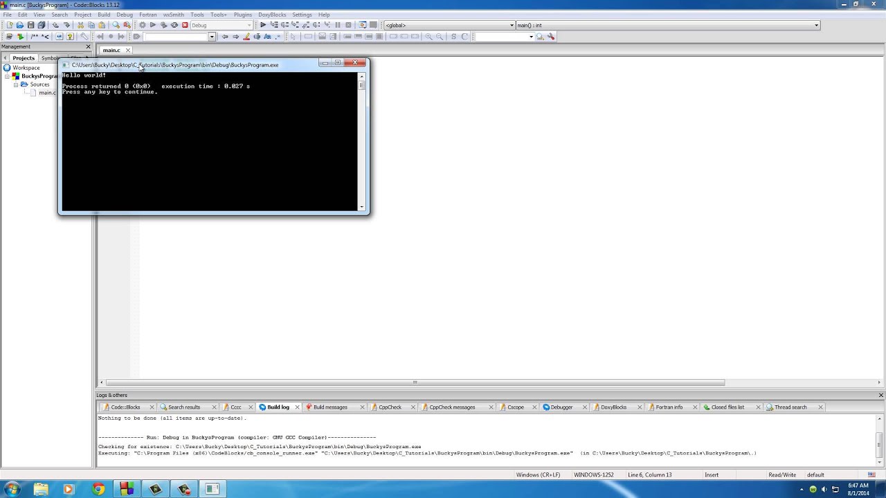C Programming Tutorial - 3 - How Computer Programs Work