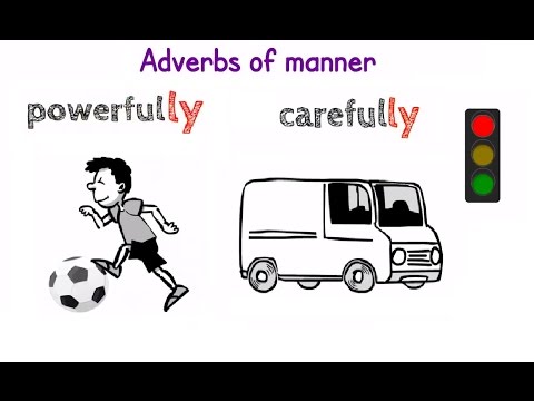 Adverbs of manner