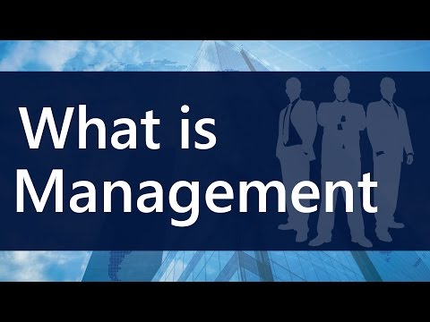 What is Management Definition | Management for beginners | MBA lectures | SimplyInfo.net