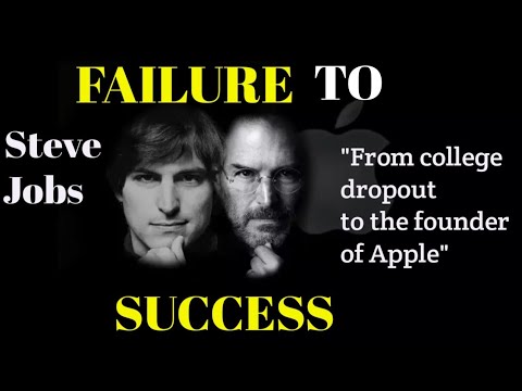 Steve Jobs - Failure To Success Story || From College Dropout To Founder Of Apple