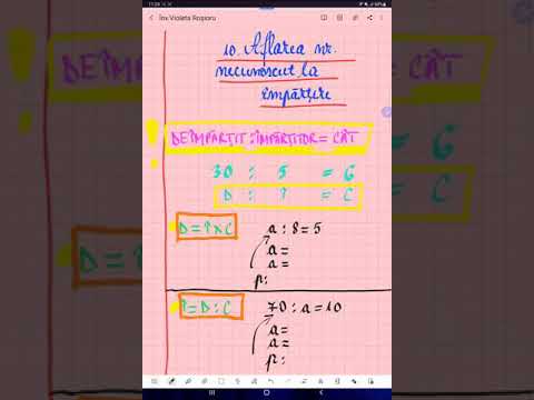 #shorts 10. Recapitulare - aflarea nr. necunoscut la împărțire - Matematică - ŞCOALA ONLINE