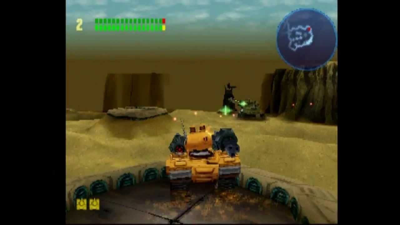 Tiny Tank (PS1) - Hard mode playthrough - Level 1