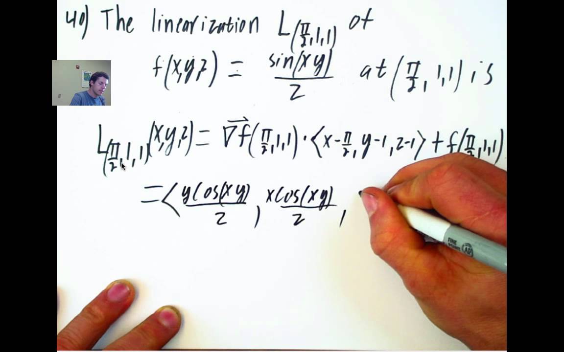 14.6#40 3 Linearization, 3 variables