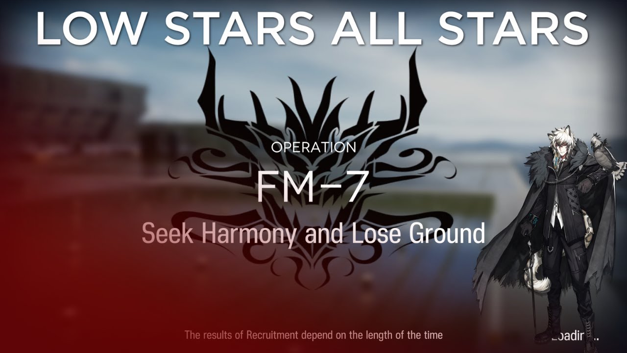 【Arknights】FM-7 Normal/Challenge Low Rarity Guide