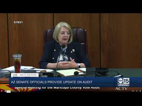 NOW: AZ Senate Officials Provide Update on Maricopa County 2020 Audit