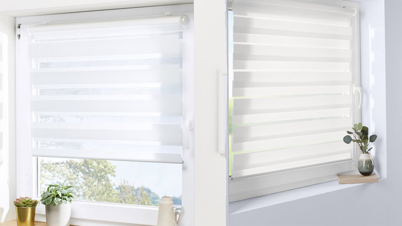 Double Roller Blind For Windows Doors Installation