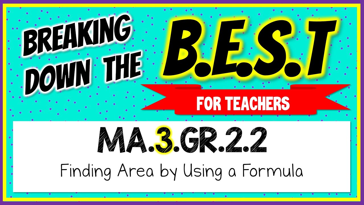 MA.3.GR.2.2 - Breaking Down the B.E.S.T Standards for Math [FOR TEACHERS]