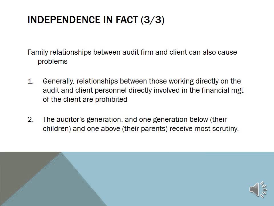 Auditor Independence