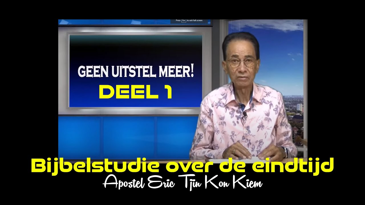 Bijbelstudie over de eindtijd | Tabernacle of Faith and Love Ministries