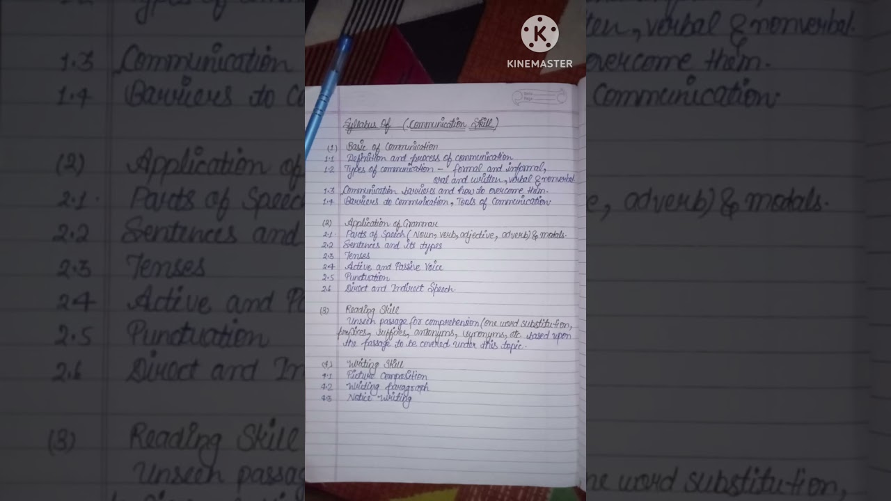 Communication skills of syllabus for all branches for up polytechnic/Diploma engineering 2023