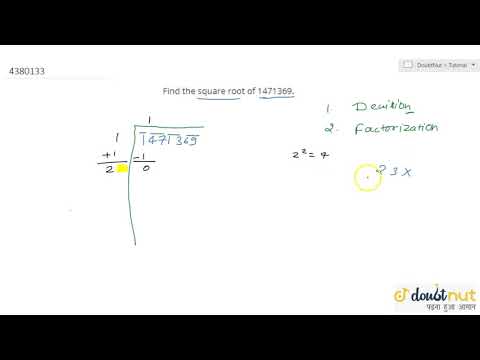 "Find the square root of 1471369."