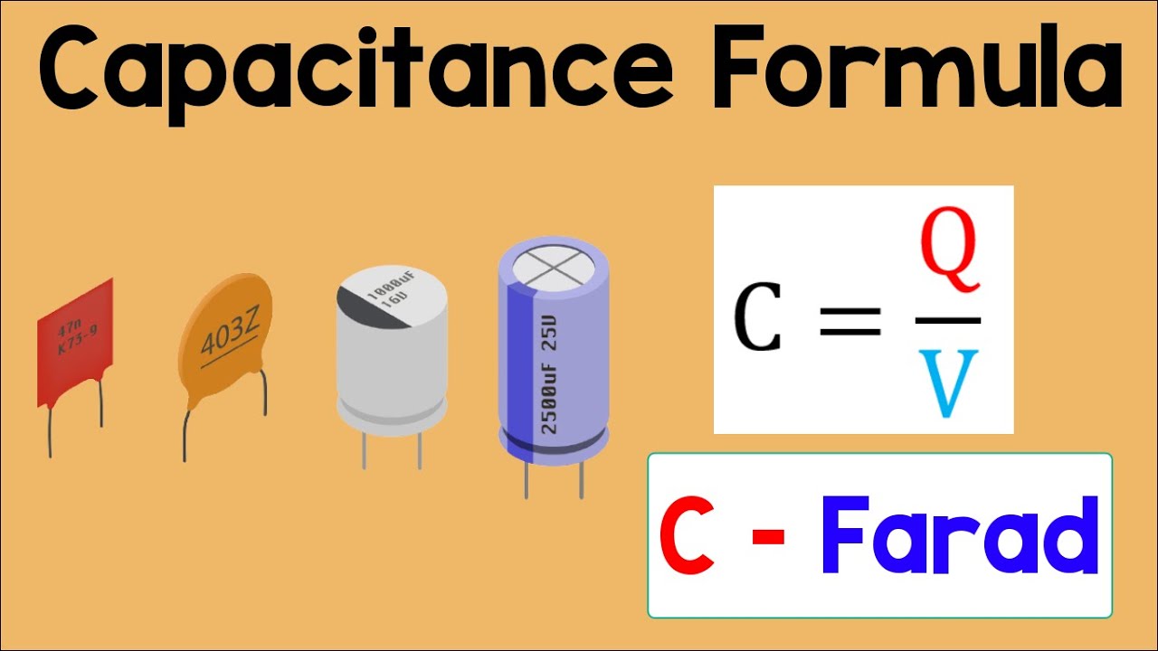 Capacitance Formula | Physics Animation