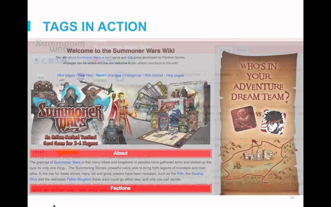 Mainpages 101 - How to make a great main page for your wiki