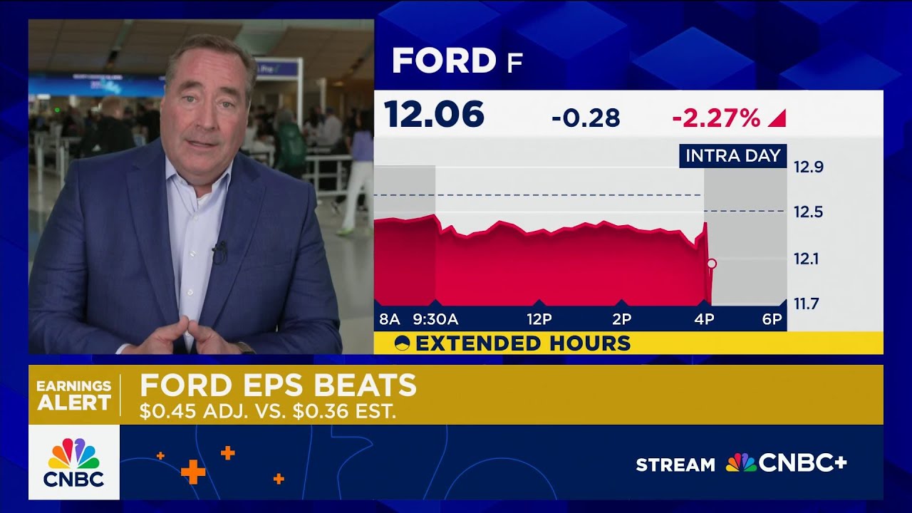 Ford beats on earnings, lowers 2025 guidance after supplier fire