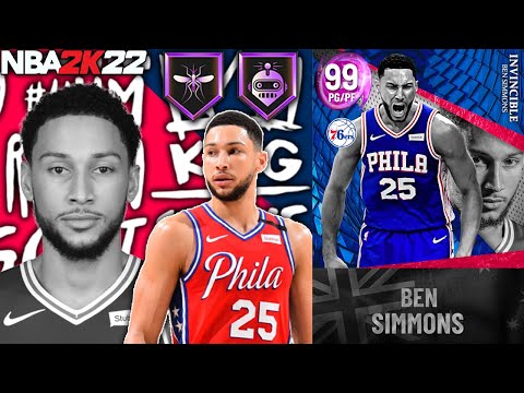 INVINCIBLE BEN SIMMONS GAMEPLAY! THIS IS AN END GAME CARD IN NBA 2K22 MyTEAM!